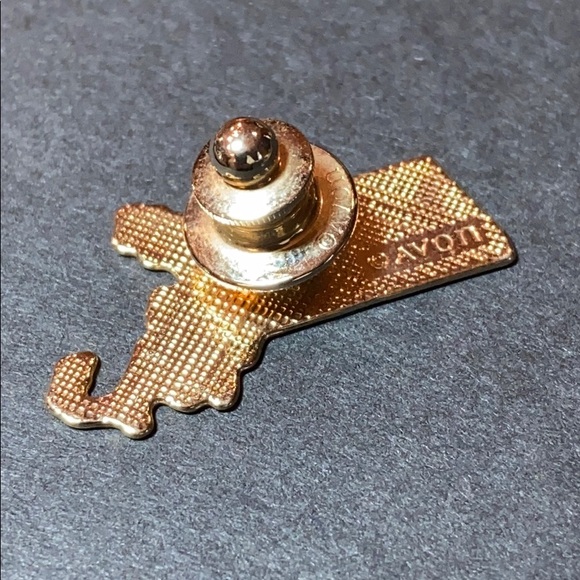 Avon | Jewelry | Vintage Avon Massachusetts State Gold Lapel Pin | Poshmark
